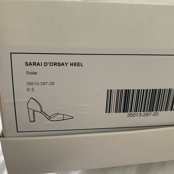 Able | Shoes | Brand New Able Sarai Dorsay Snake Print Heels Nwt | Poshmark